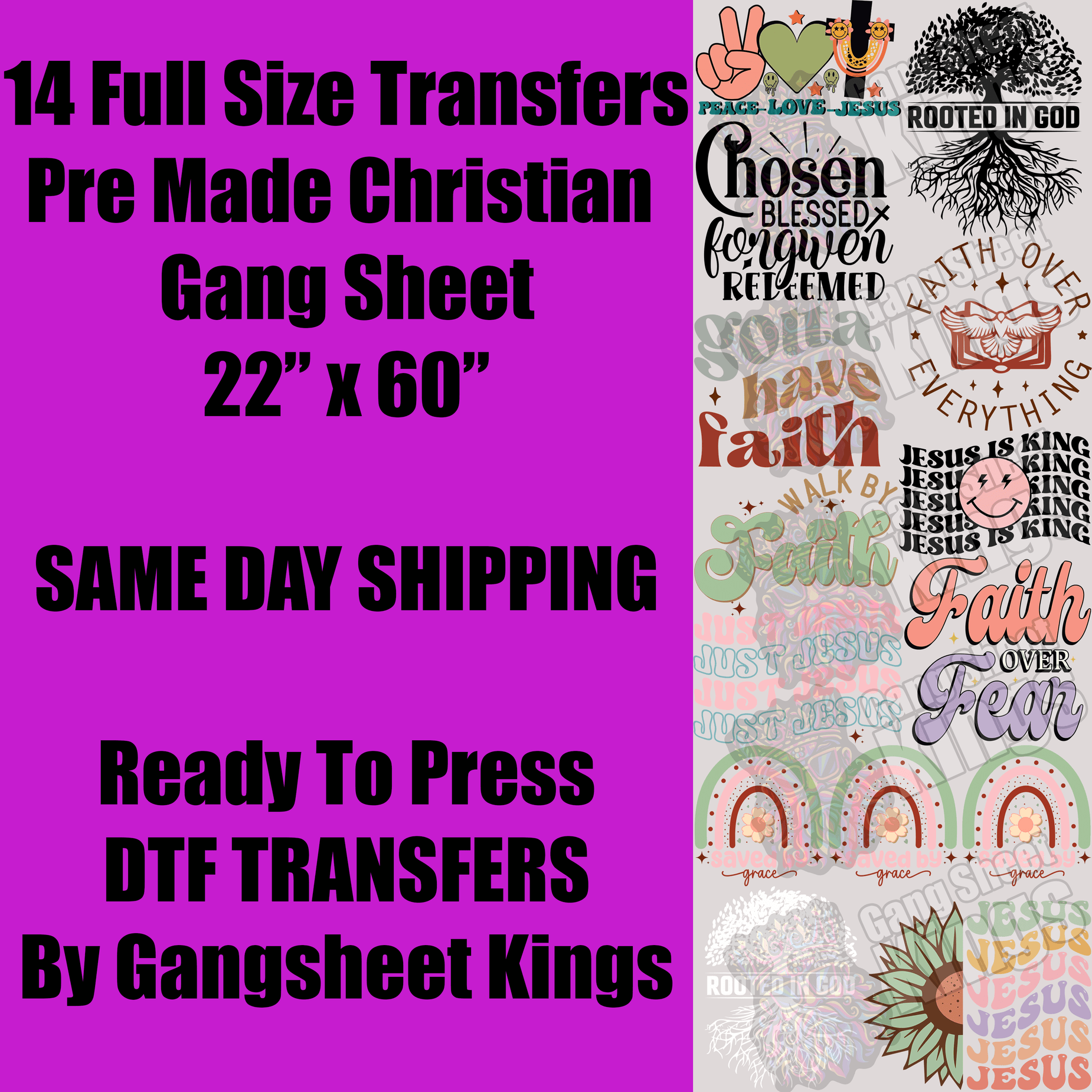 Christian – Gang sheet kings