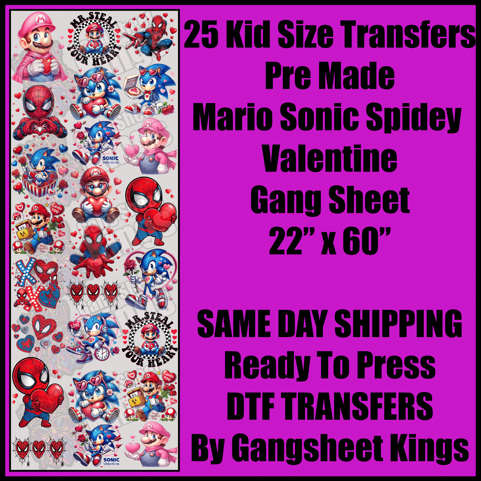 Valentines Day – Gang sheet kings